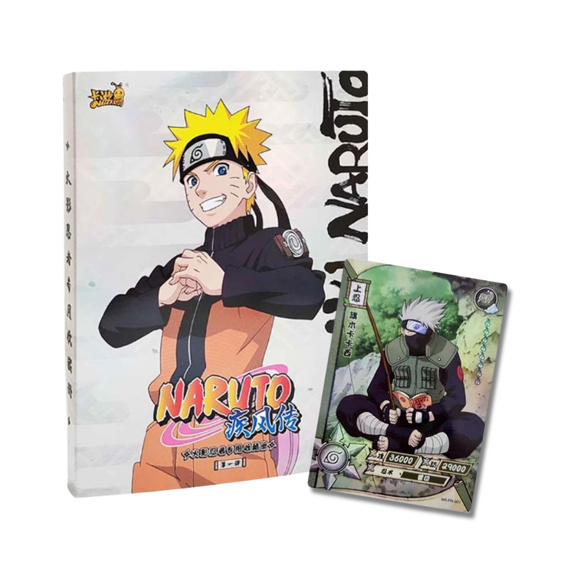 Portfolio Naruto Shippuden + Carte Kakashi PR-001 Classeur 160 Cartes ...