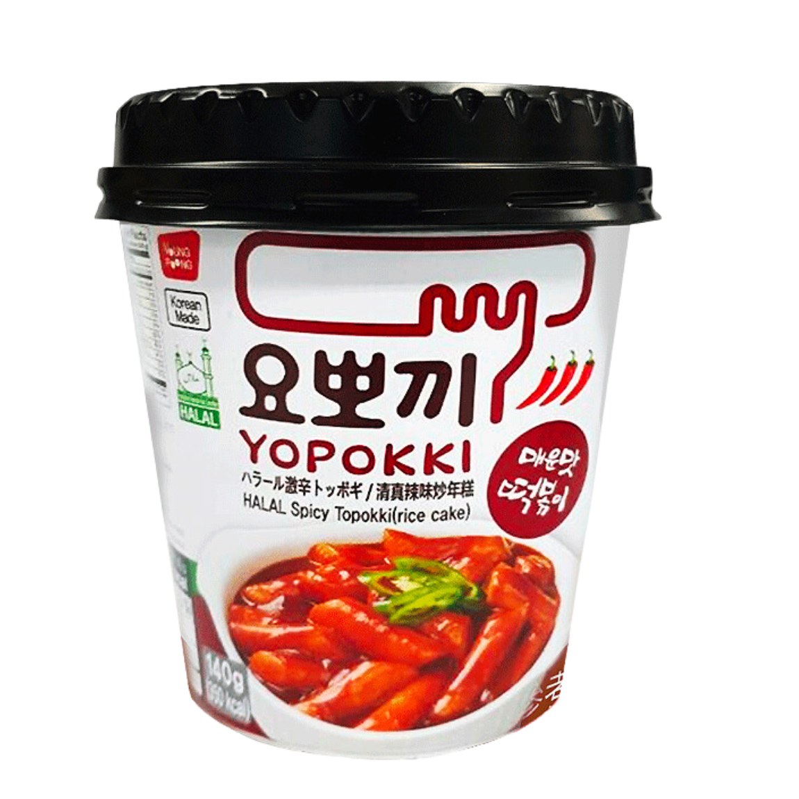 Yopokki Halal Spicy Topokki (gâteau de riz) – JollyCards