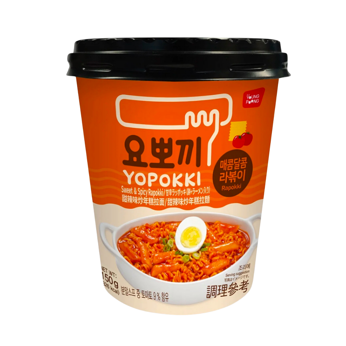 Yopokki Sweet & Spicy Topokki (gâteau de riz) – JollyCards